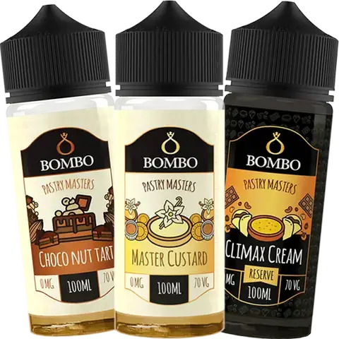Bombo Pastry Masters 100ml Shortfill Vape Juice | Vaping 101