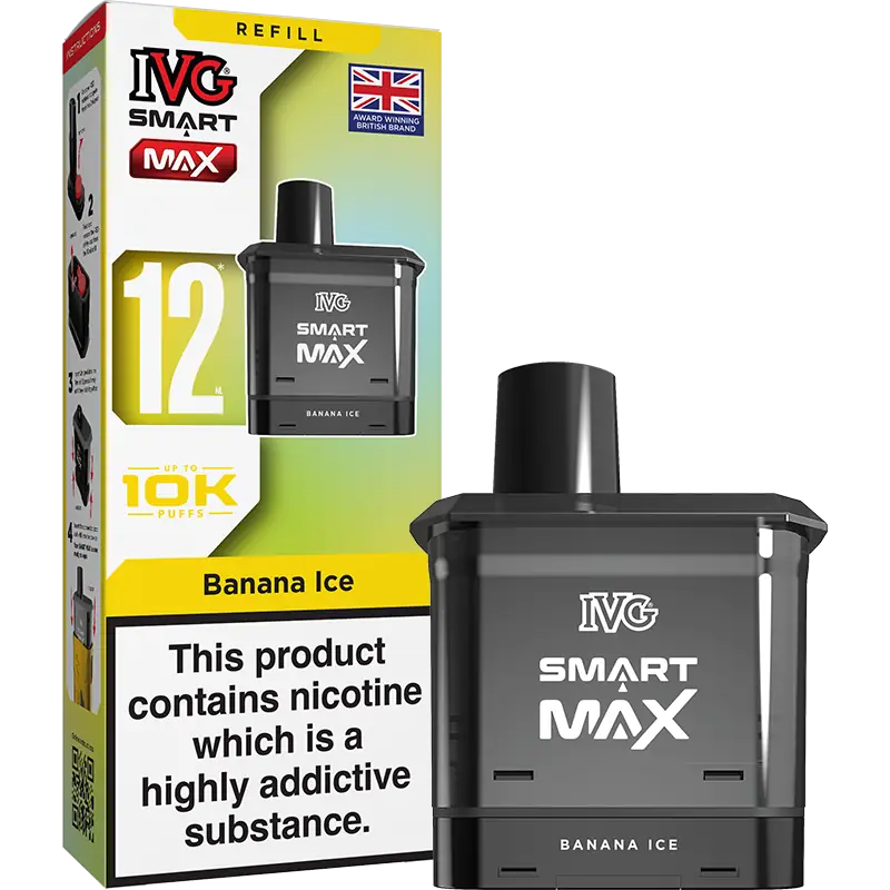 IVG Smart Max Refill Pods – 20mg Nic Salt | 20+ Flavours
